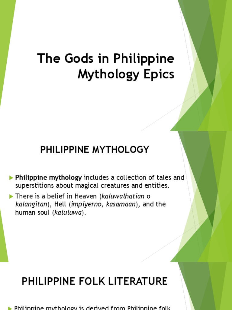 The Gods in Philippine Mythology Epics | PDF | Deities | Cultural ...