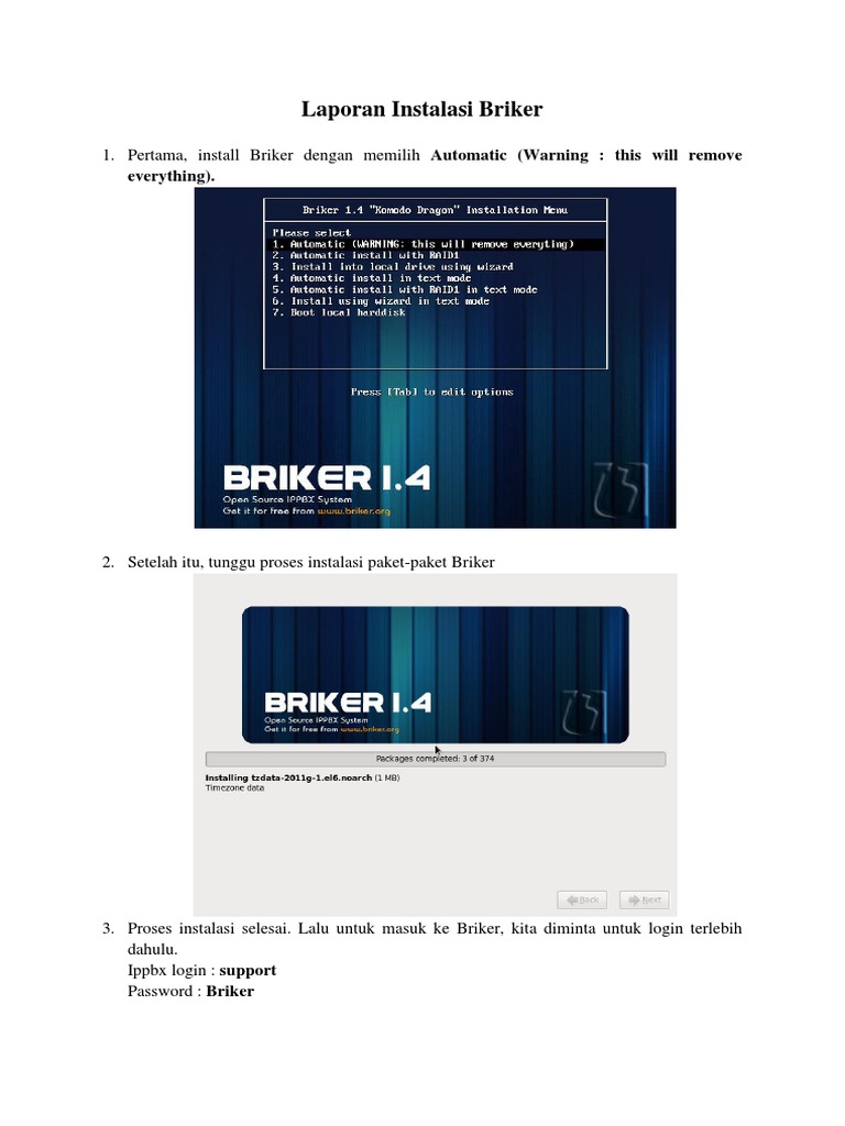 Instalasi Briker | PDF | Komputer