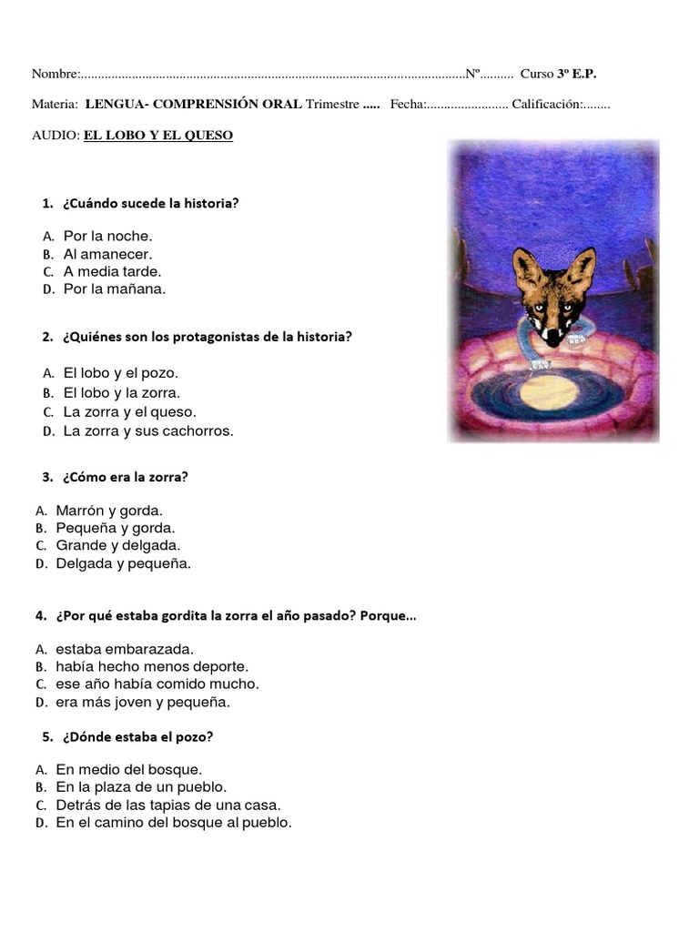 El Lobo y El Queso | PDF