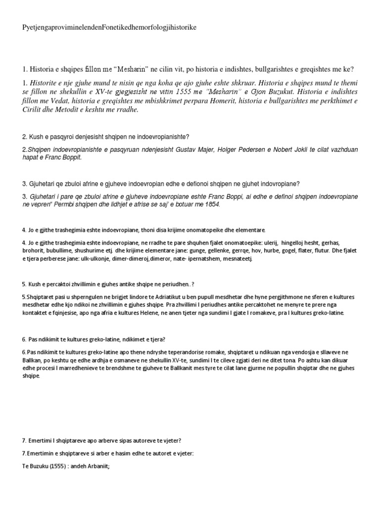 PYETJE | PDF