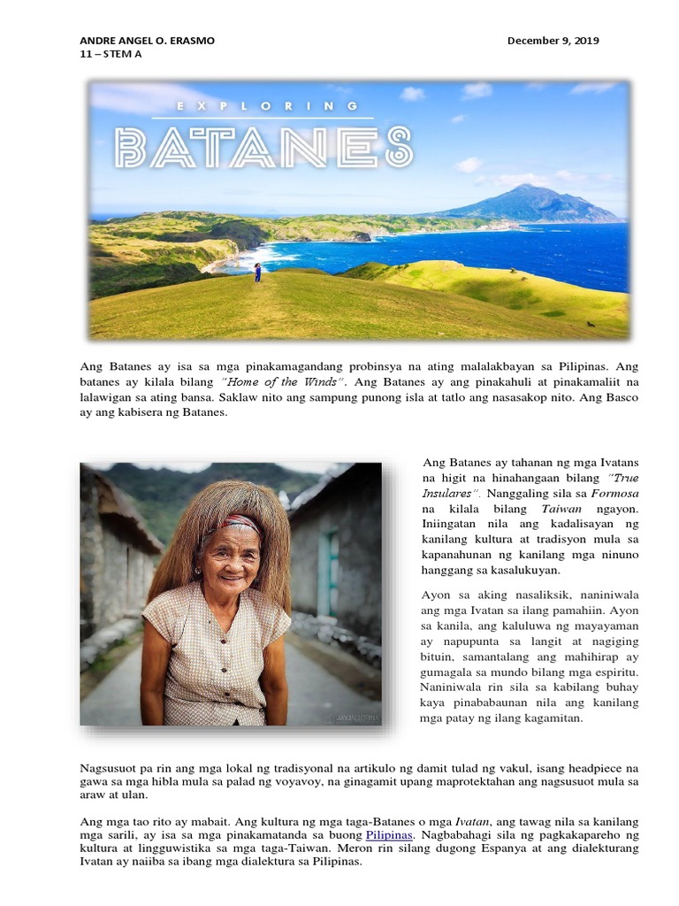 BATANES | PDF