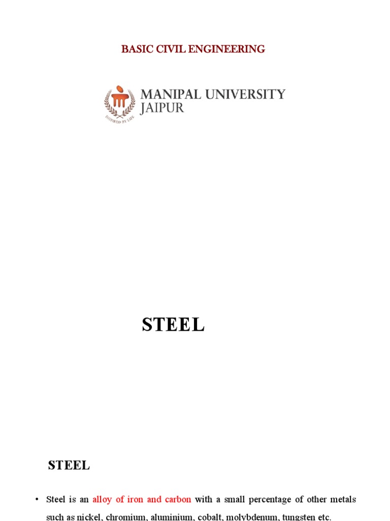 Steel PDF | Download Free PDF | Stainless Steel | Steel