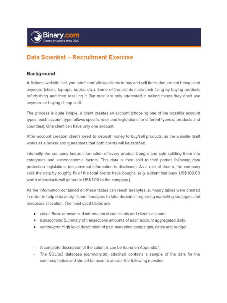 Data Scientist | PDF | Databases | Database Index