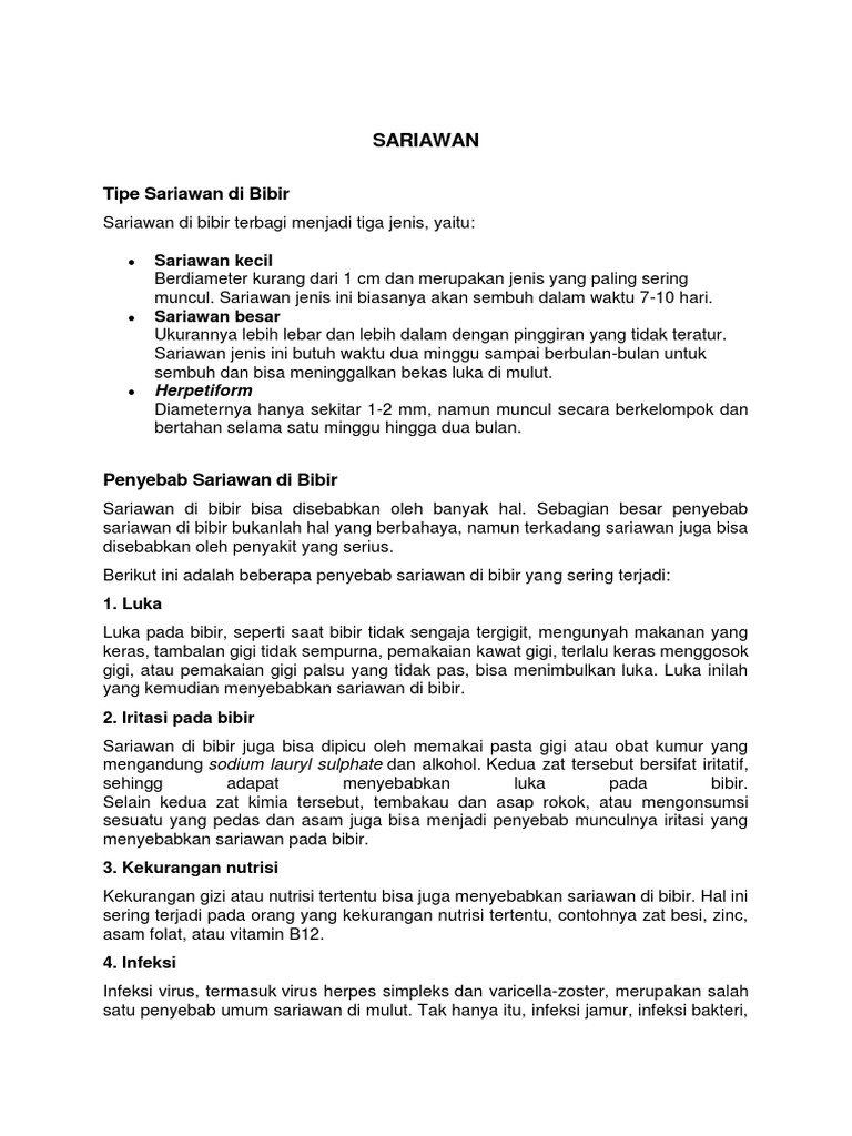 SARIAWAN | PDF | Kesehatan Holistik