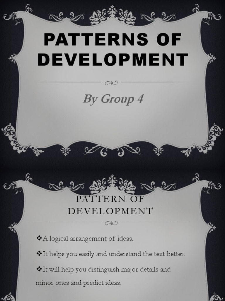 Patterns of Development Explained | PDF | Argument | Time