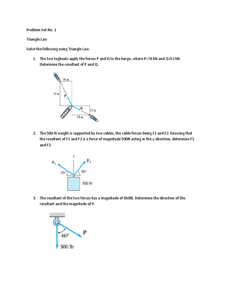 Problem Set No 1 | PDF