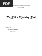 Bob Ewell: Character Analysis in TKAM | PDF | To Kill A Mockingbird