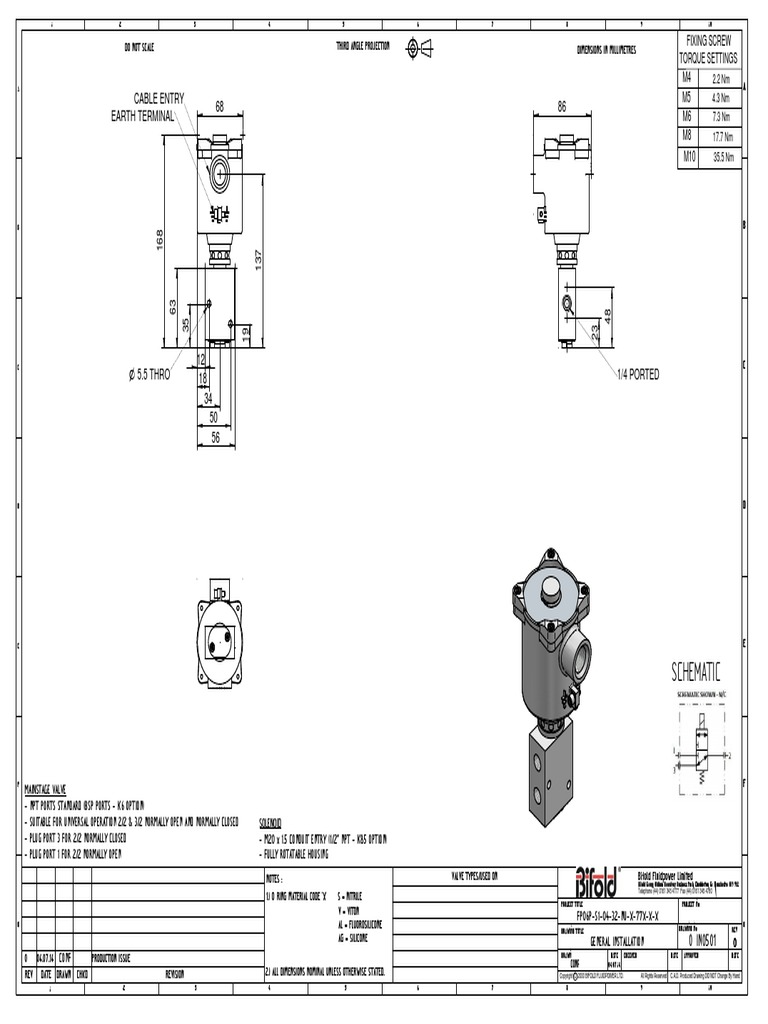 Installtion Drawing | PDF | Machines | Equipment