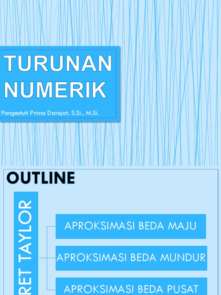 3 - Turunan Numerik | PDF