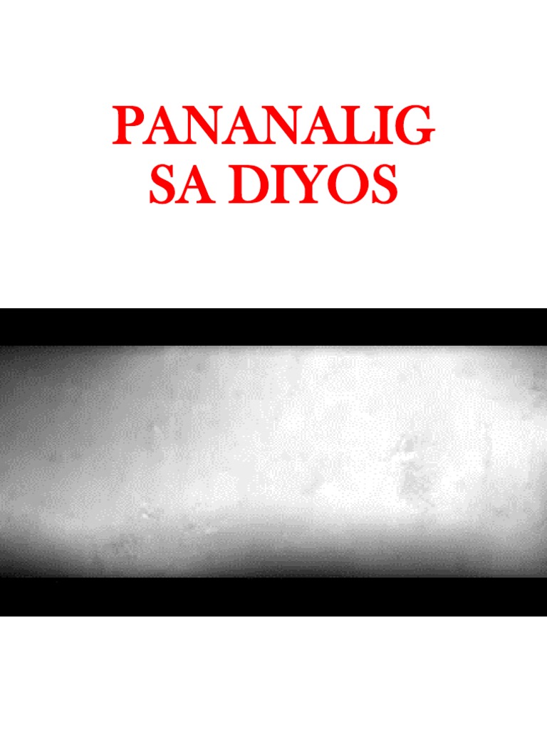 Esp Pananalig Sa Diyos | PDF