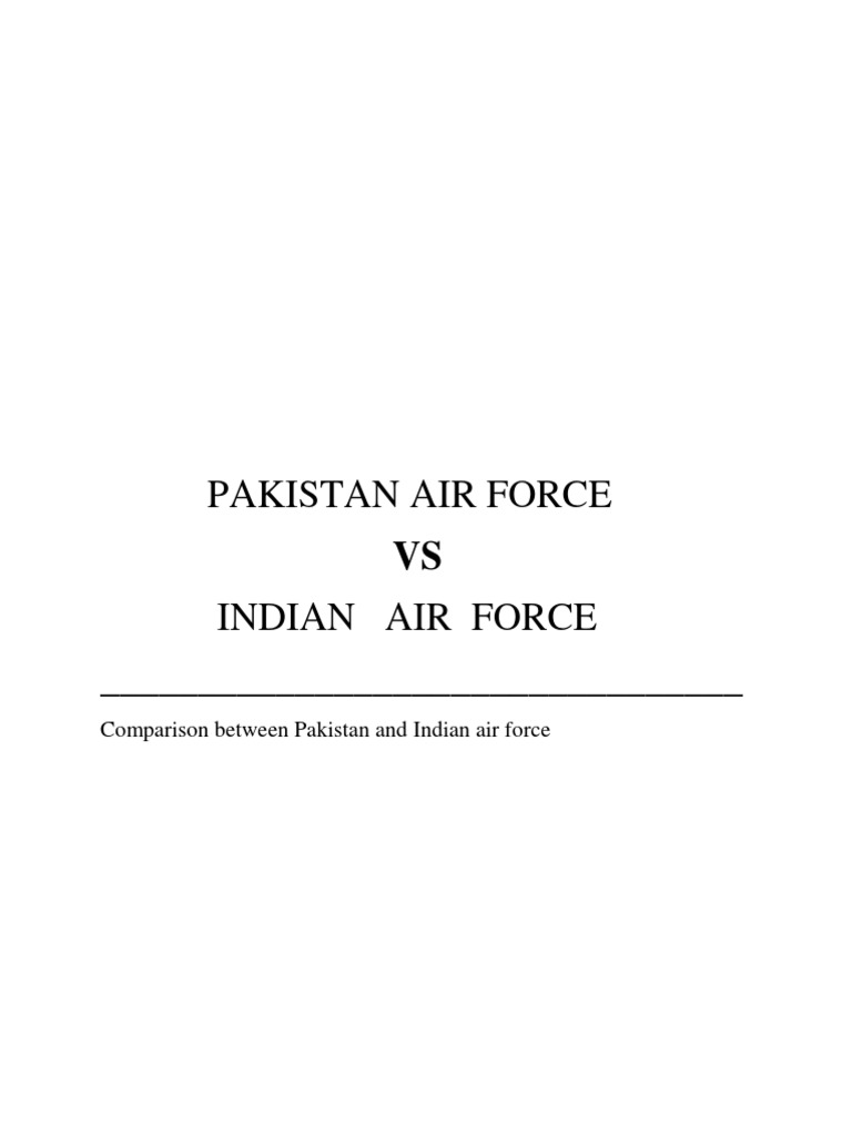 Paf VS Iaf | PDF | General Dynamics F 16 Fighting Falcon | Air Forces
