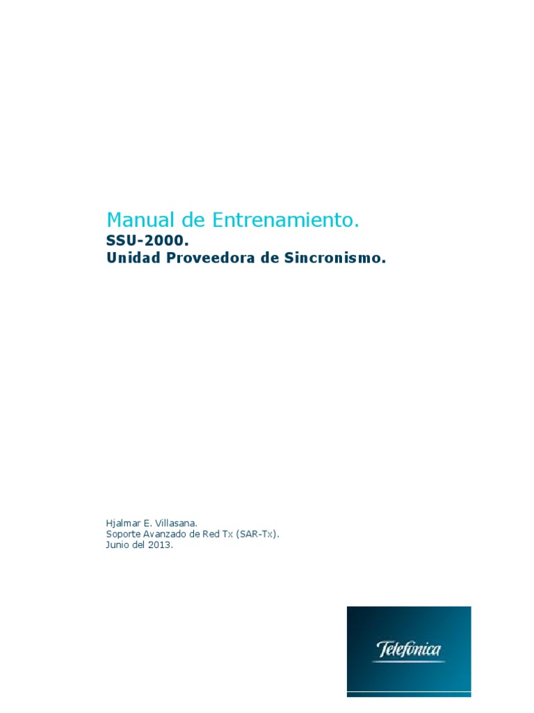 SSU 2000 Sincronismo0613 | PDF | Sistema de Posicionamiento Global ...
