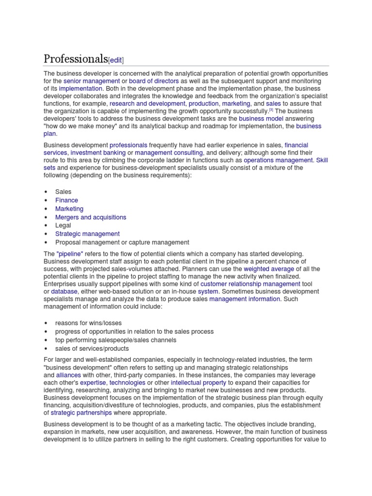 PROFFESIONAL | PDF | Business Development | Business Economics