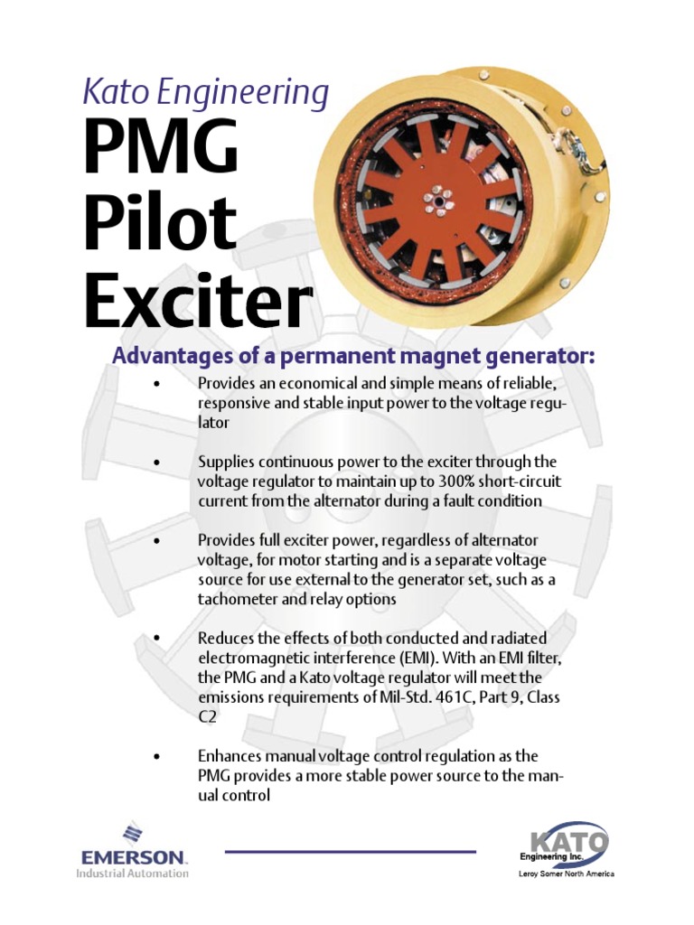 BrushlessExciter With PMG | PDF | Power (Physics) | Electrical Components