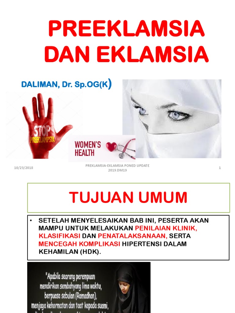 Dr. Daliman, Sp. OG (K) (Eklamsi) | PDF | Kesehatan Holistik