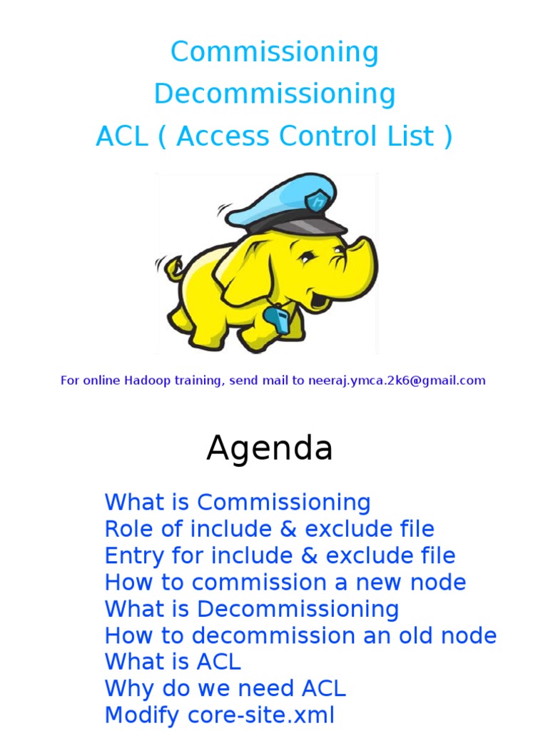 Commissioning Decommissioning ACL PDF | PDF | Apache Hadoop ...