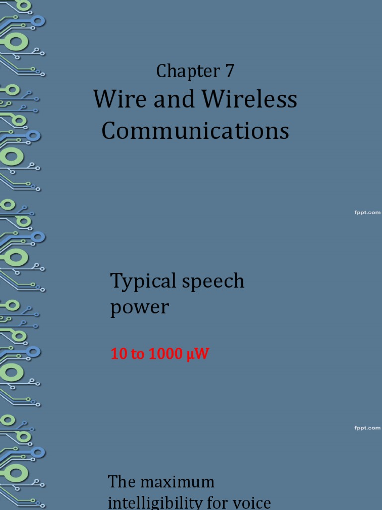 Wire & Wireless Communication Basics | PDF | Cellular Network | Telephone