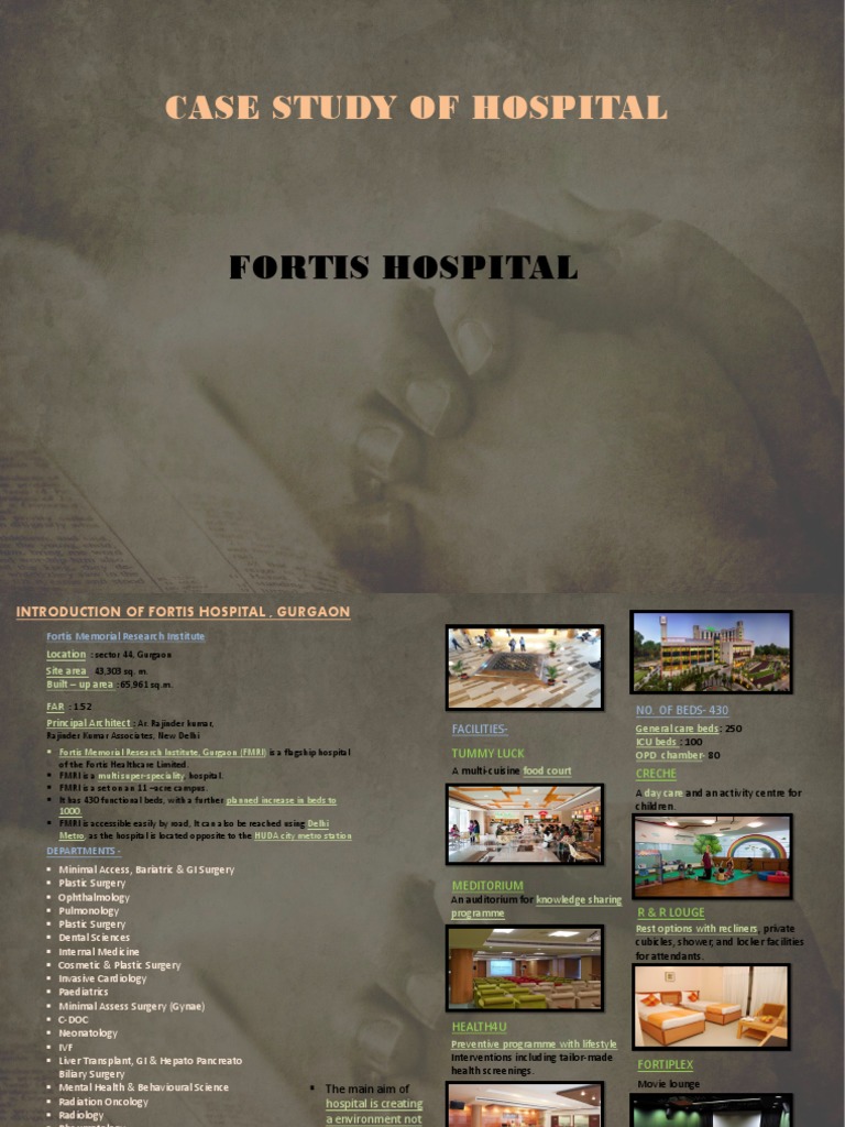 Case Study of Hospital Fortis Hospital I PDF | PDF | Fire Sprinkler ...