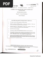 Csec Integrated Science Paper 1 2023 | PDF