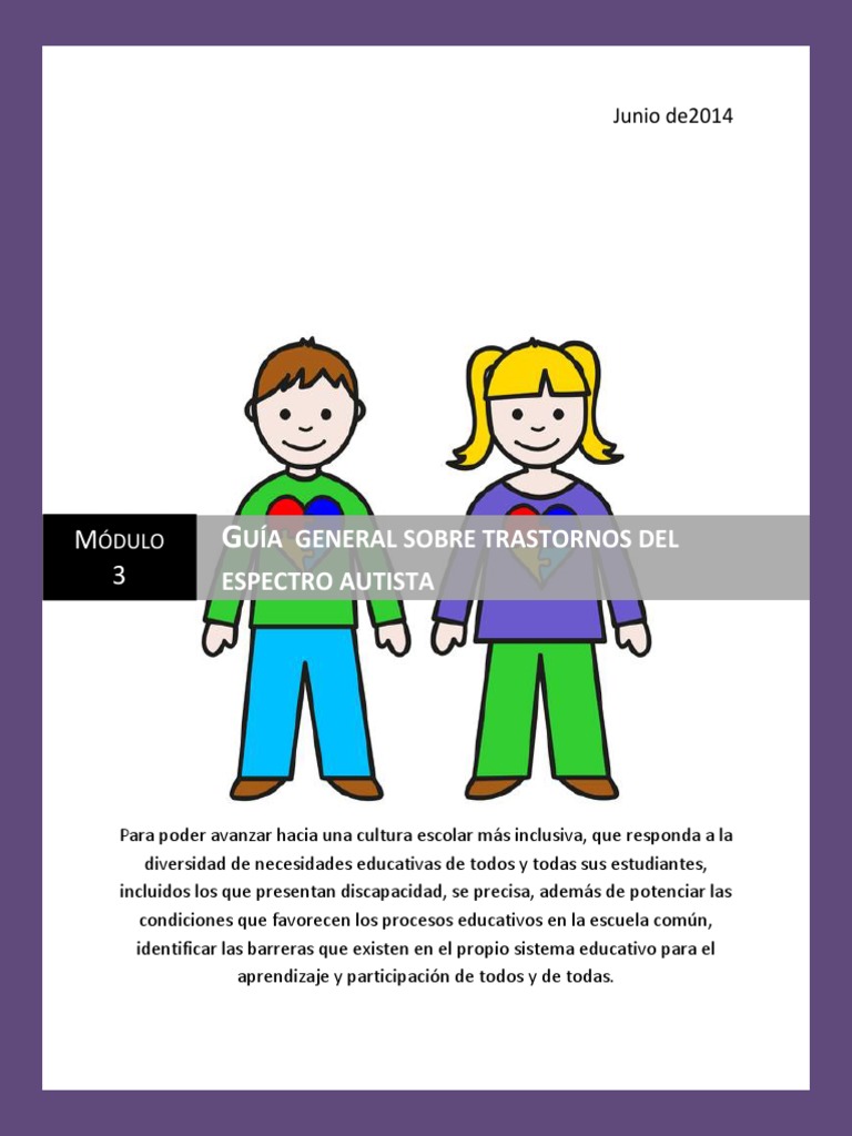 Guía - TEA 1 | PDF | Espectro autista | Síndrome de Asperger