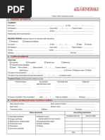RAF 1 Third Party Claim Form | PDF | Hospital | Employment