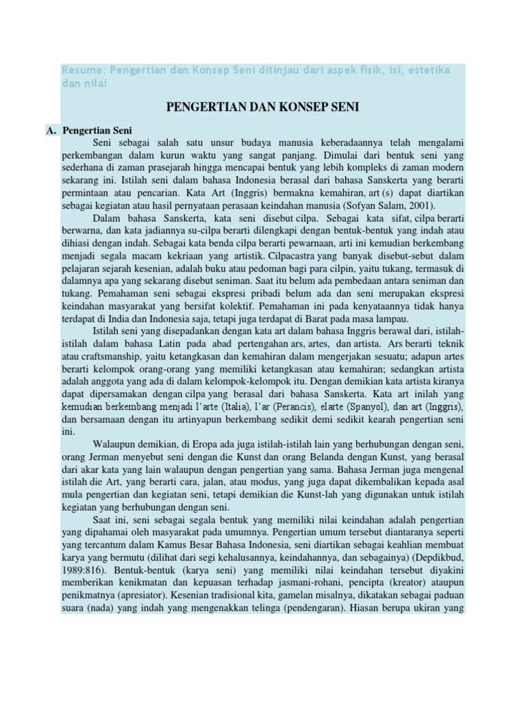 Konsep Seni | PDF