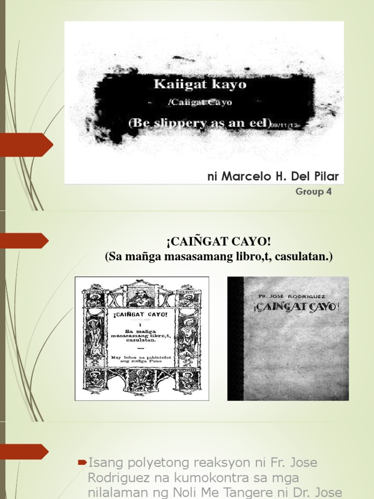 Caiigat Cayo Group 4 | PDF