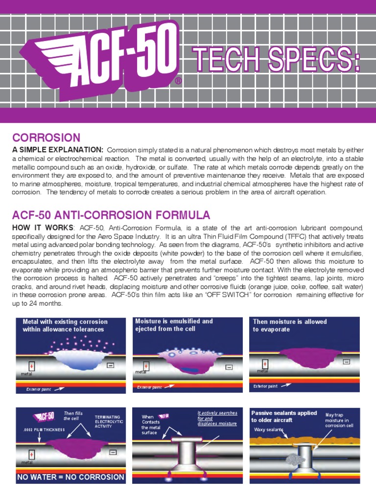 Acf 50 Brochure | PDF | Corrosion | Chemistry