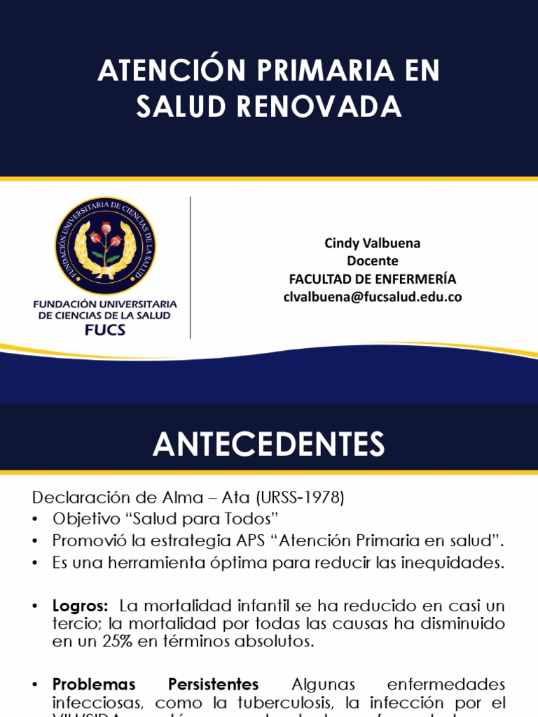 Aps Renovada Cuidado de Enfermeria PDF | PDF | Organización Panamericana de la Salud | Cooperación