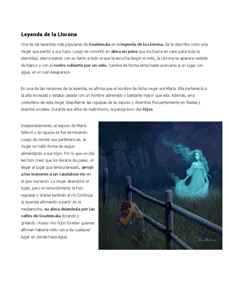 Leyenda de La Llorona | PDF