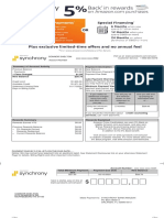 Amazon Store Card Billing Statement | PDF | Payments | Fee