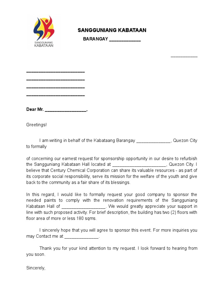 Thank You Letter SK | PDF