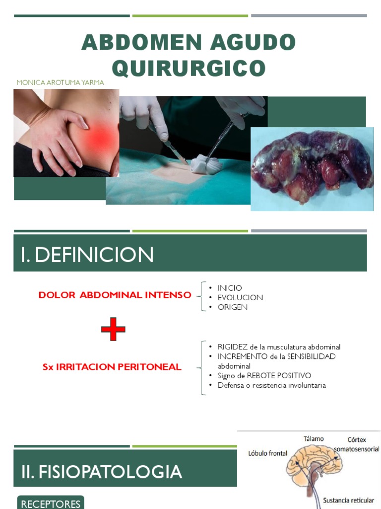 Abdomen Agudo Quirurgico | PDF | Abdomen | Isquemia
