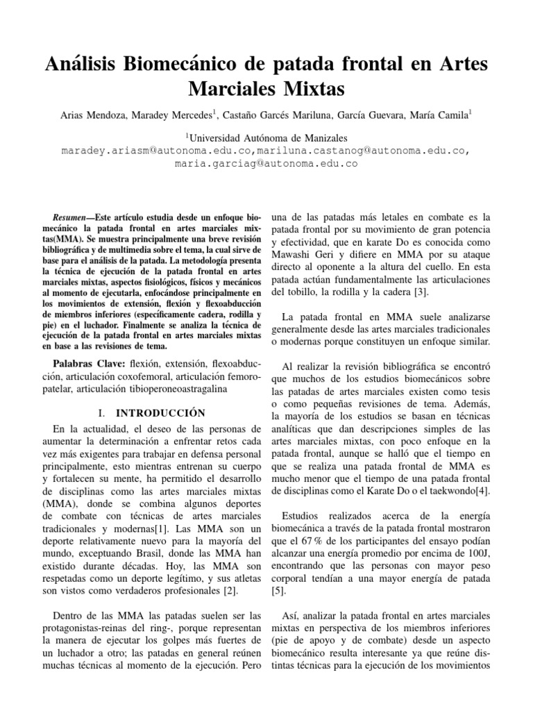 MMA | PDF | Artes marciales mixtas | Deportes de combate
