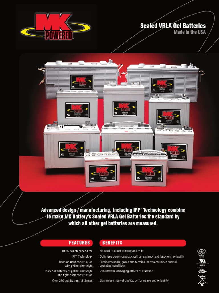 MK GEL v8 r1 | PDF | Battery (Electricity) | Energy Storage