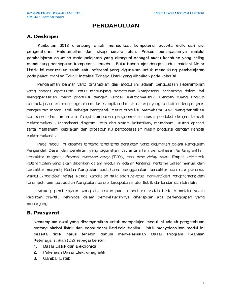 Isi Modul Iml Magang | PDF