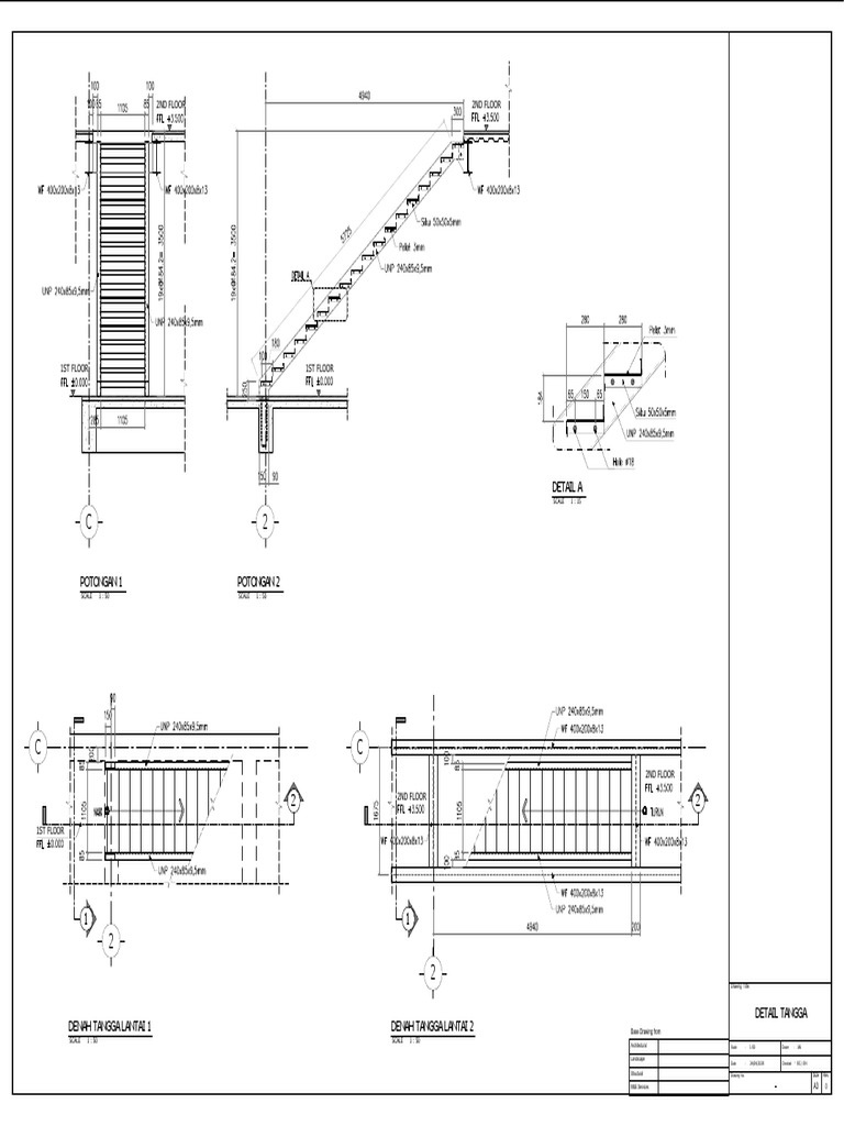 Detail Tangga Mockup PDF | PDF