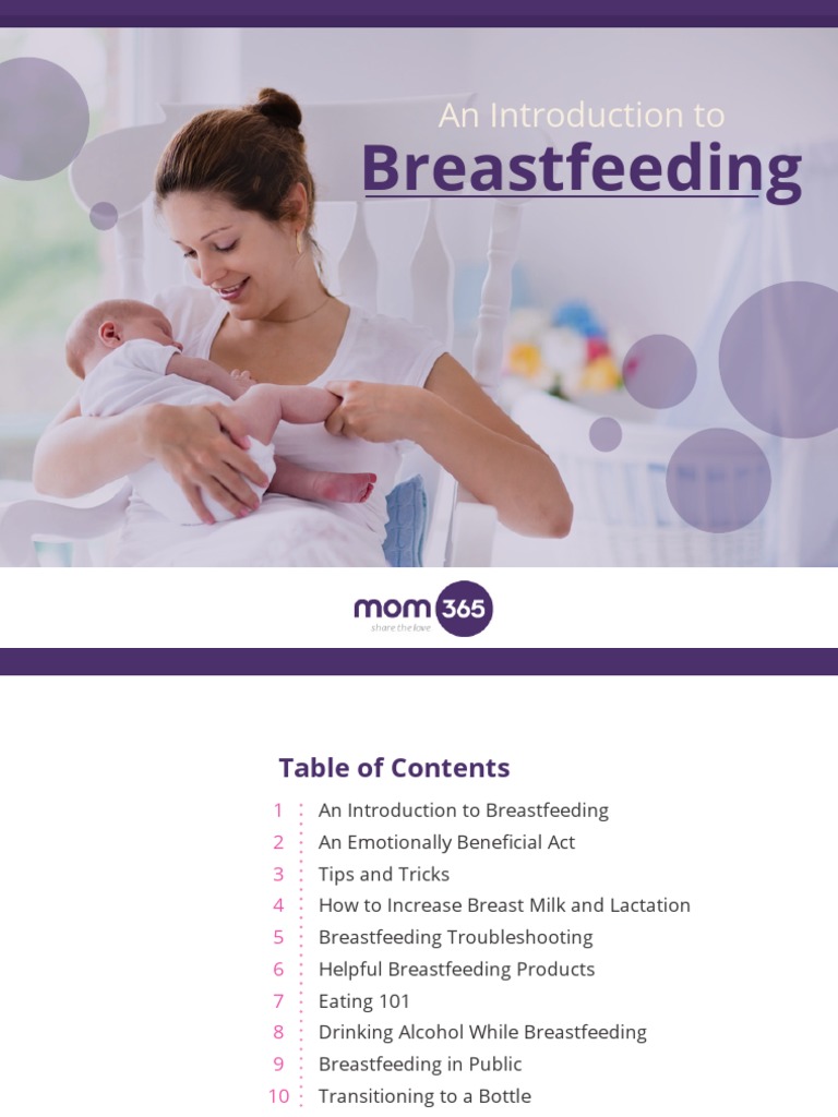 Mom365 Ebook An Intro To Breastfeeding PDF | PDF | Breastfeeding ...