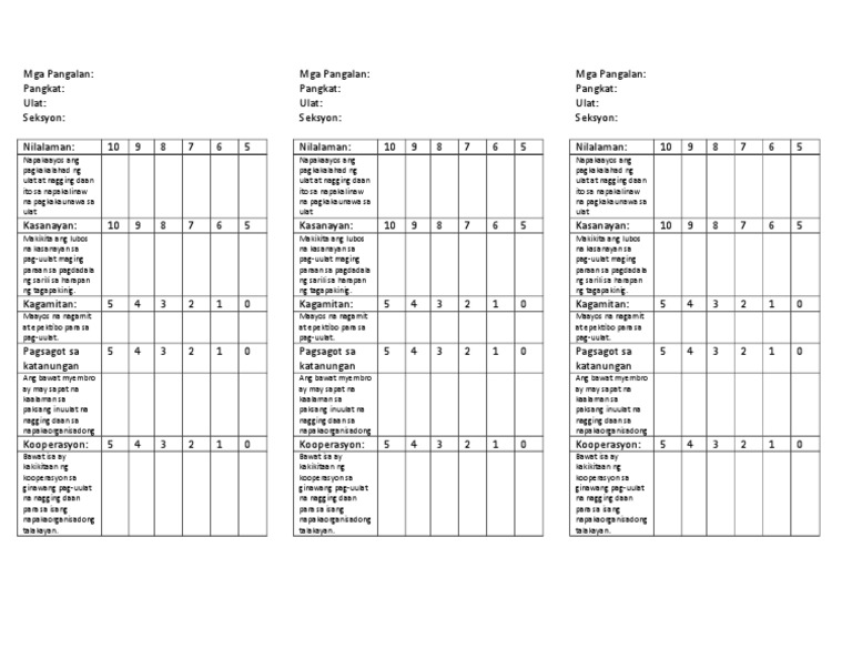 Rubriks Reporting | PDF