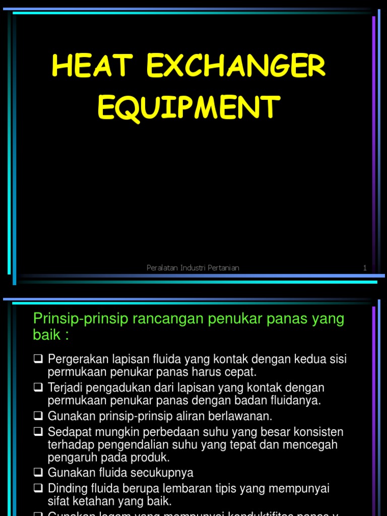 Alat Penukar Panas | PDF