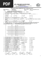 Pts Matematika SMP Kelas 8 Semester 1 | PDF