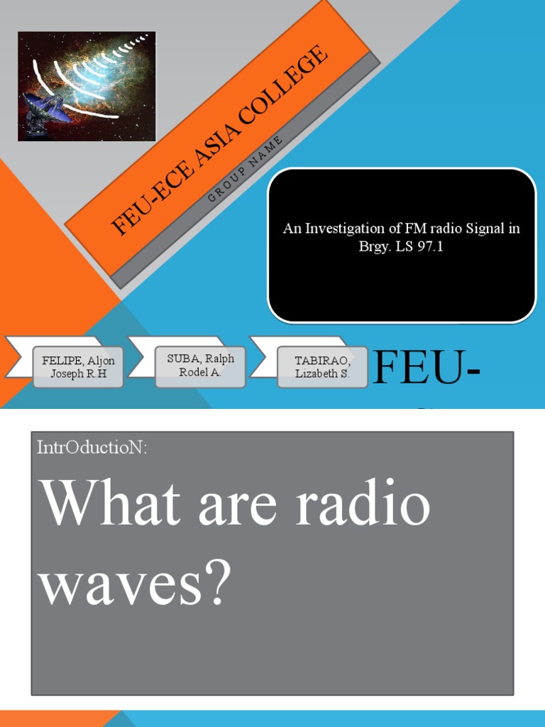 FM Radio Signal Study in Brgy. LS 97.1 | PDF