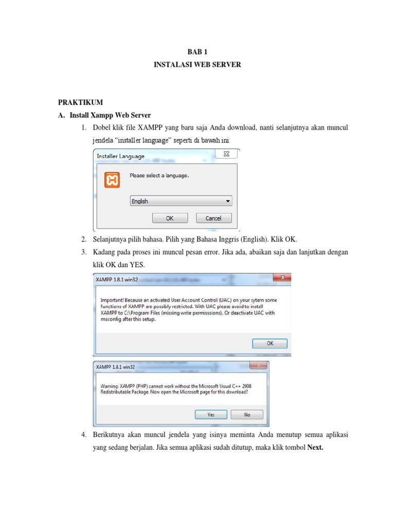 Panduan Instalasi XAMPP | PDF | Komputer