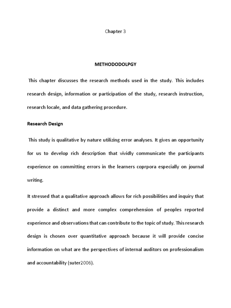 Chapter 3 | PDF | Qualitative Research | Focus Group