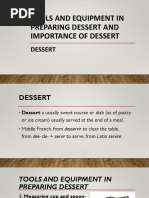 Techniques for Dessert Preparation | PDF | Desserts | Custard
