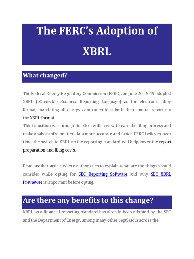 The FERC | PDF | Technology & Engineering