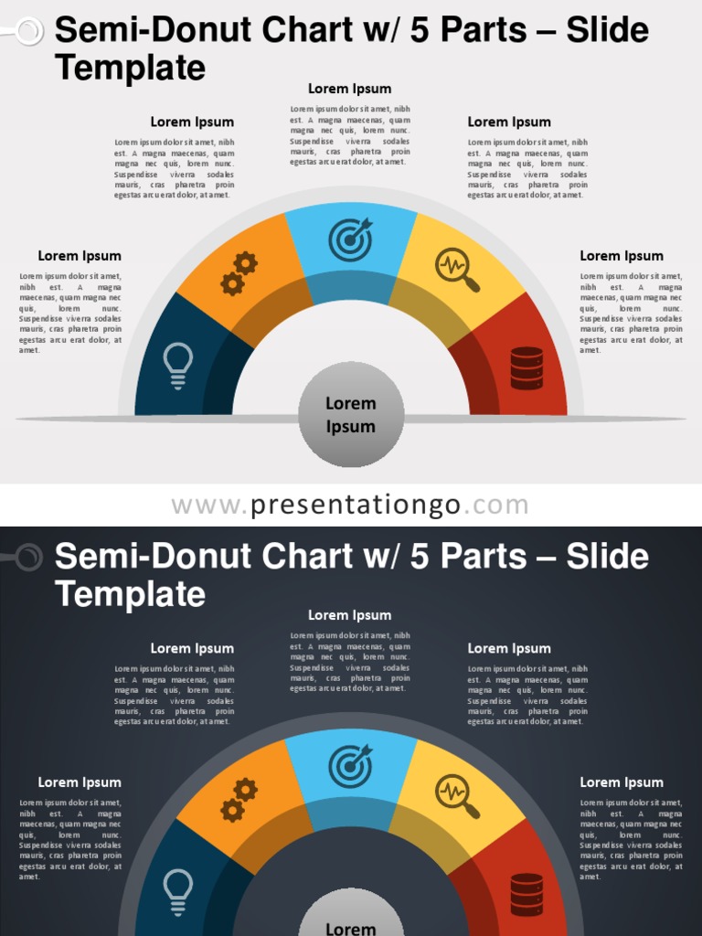 2 0511 Semi Donut Chart 5parts PGo 4 - 3 | PDF
