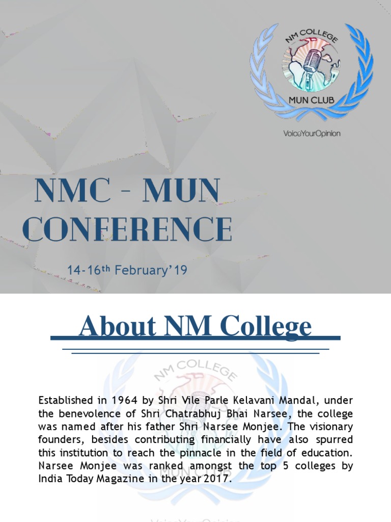 Mun Brochure PDF | PDF | United Nations | International Relations