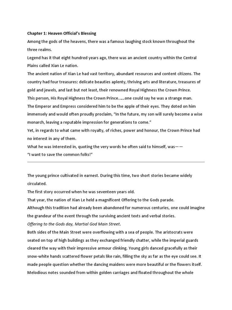 Heaven Official's Blessing | PDF | Heaven | Ghosts