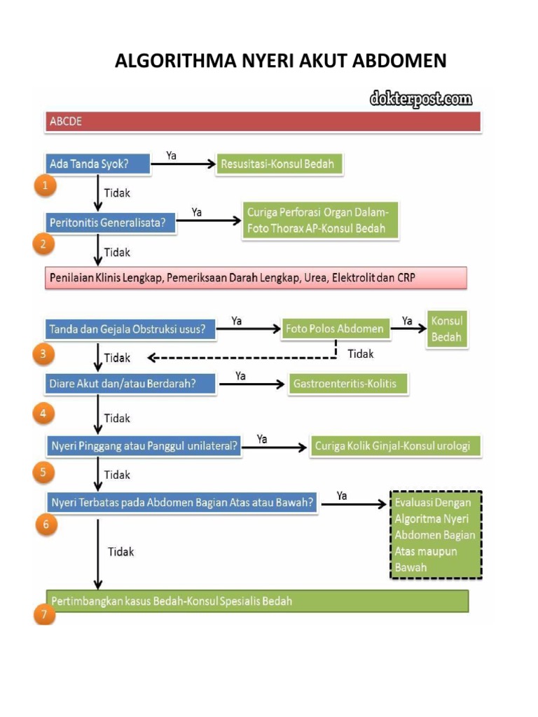 Alur Nyeri Akut Abdomen | PDF